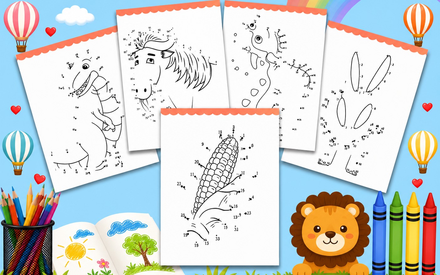 Dot to dot activity worksheet for kids | Getly
