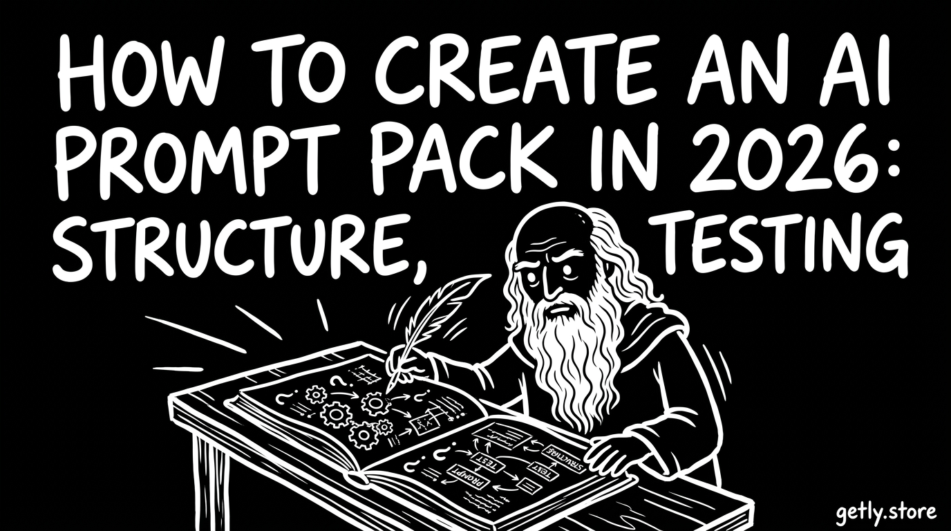 Как создать AI prompt pack в 2026: структура, тес... | Getly